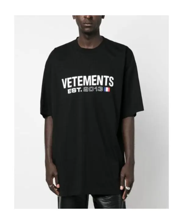 Vetements Logo Printed Oversized T-shirt