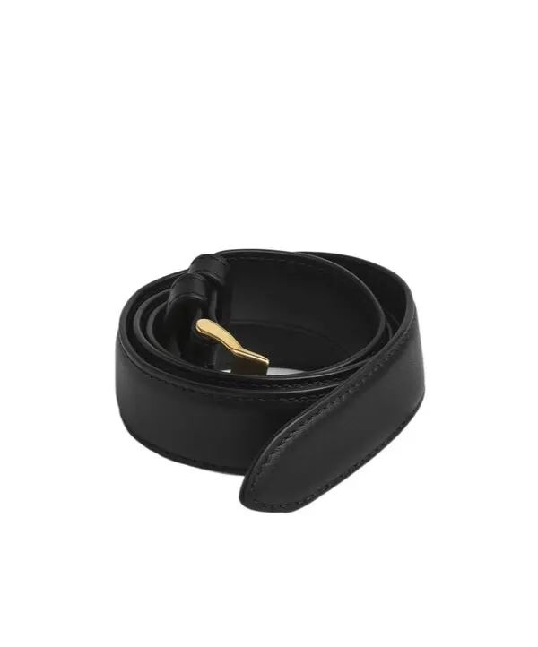 Bottega Veneta Leather Belt With Fork Buckle