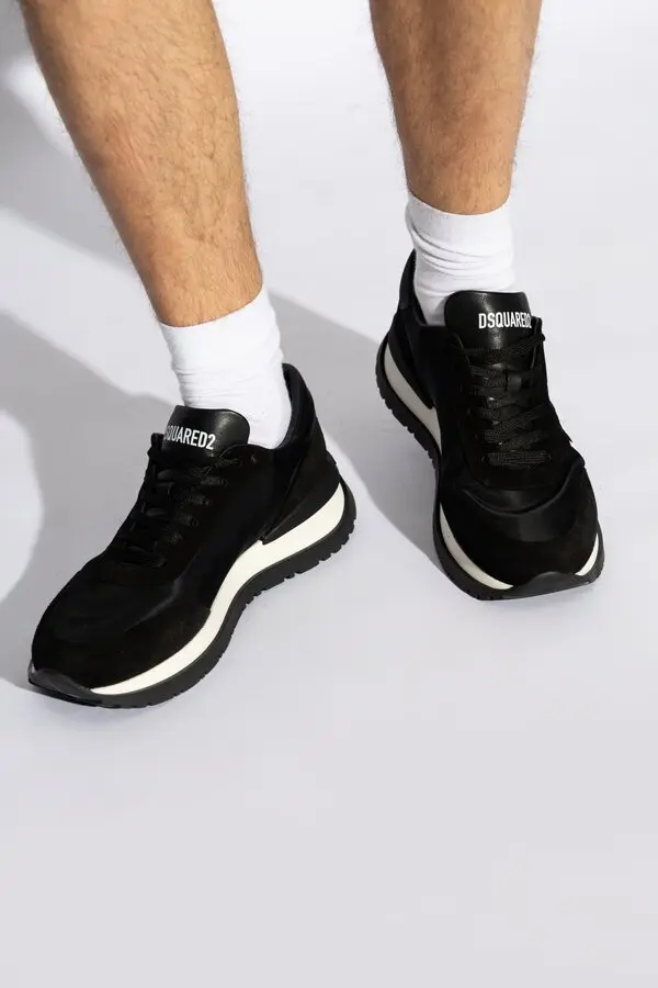 Dsquared2 Icon Logo Printed Low-top Sneakers