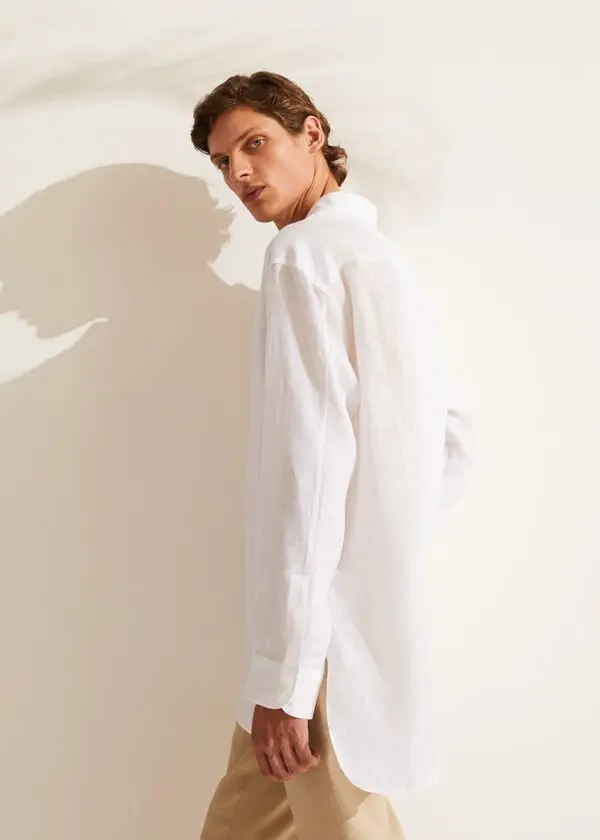 Loro Piana Slub-texture Linen Shirt