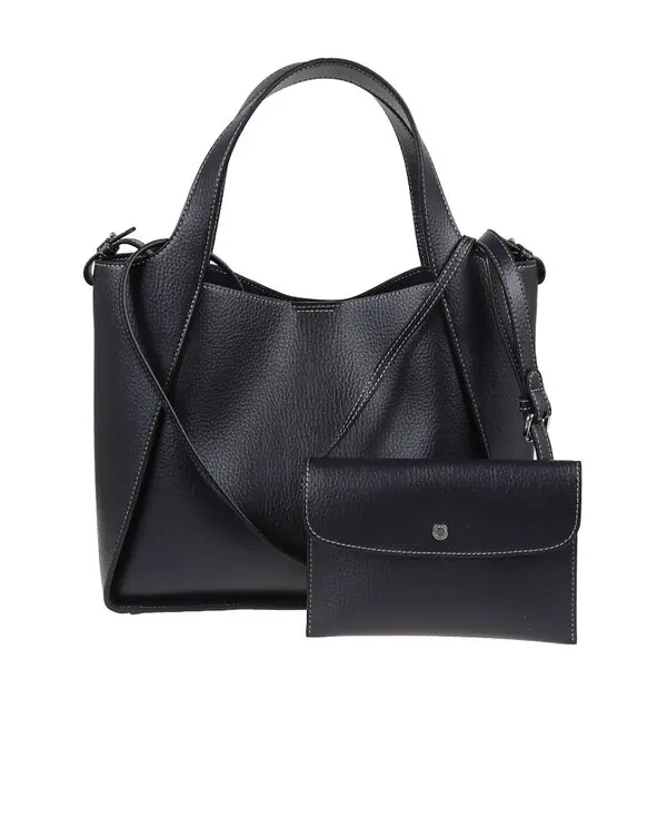 Stella McCartney Perforated Logo Tote Bag - Black