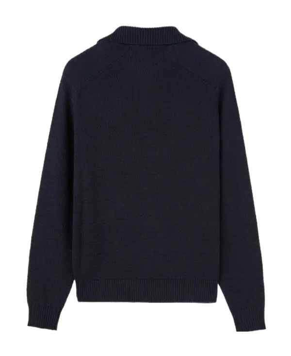 Loro Piana Long-sleeved Polo Sweater