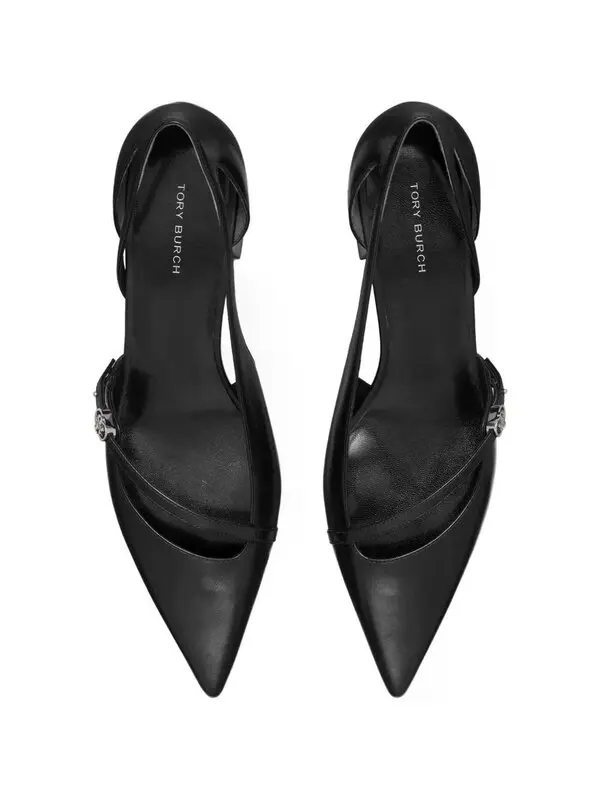Tory Burch Double T Buckle D'orsay Pumps