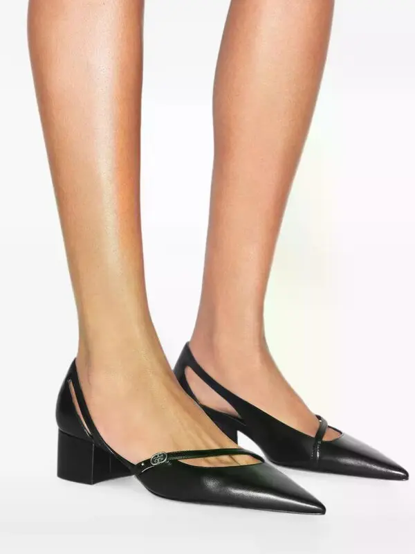 Tory Burch Double T Buckle D'orsay Pumps