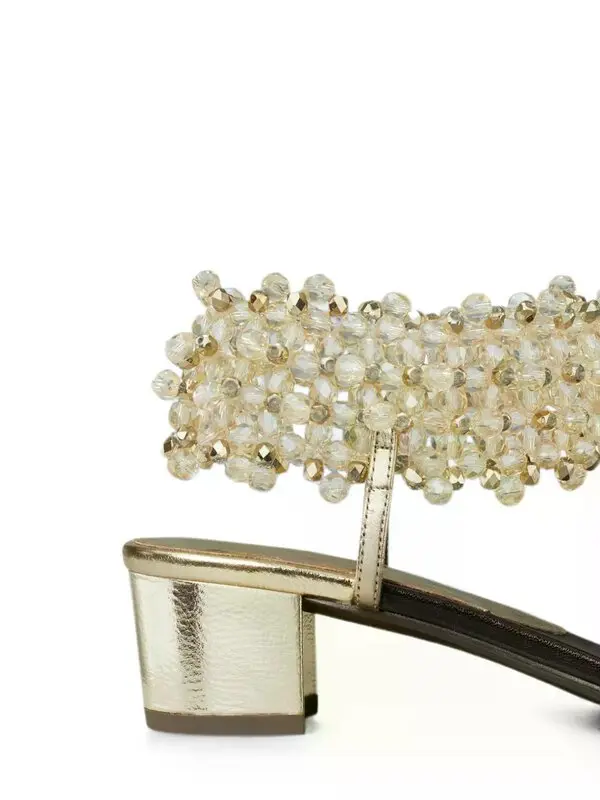 Tory Burch Beaded Heeled Sandals