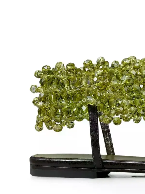 Tory Burch Beaded Flat Sandals