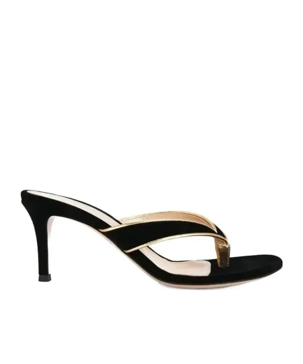 GIANVITO ROSSI Thong Stiletto Mules