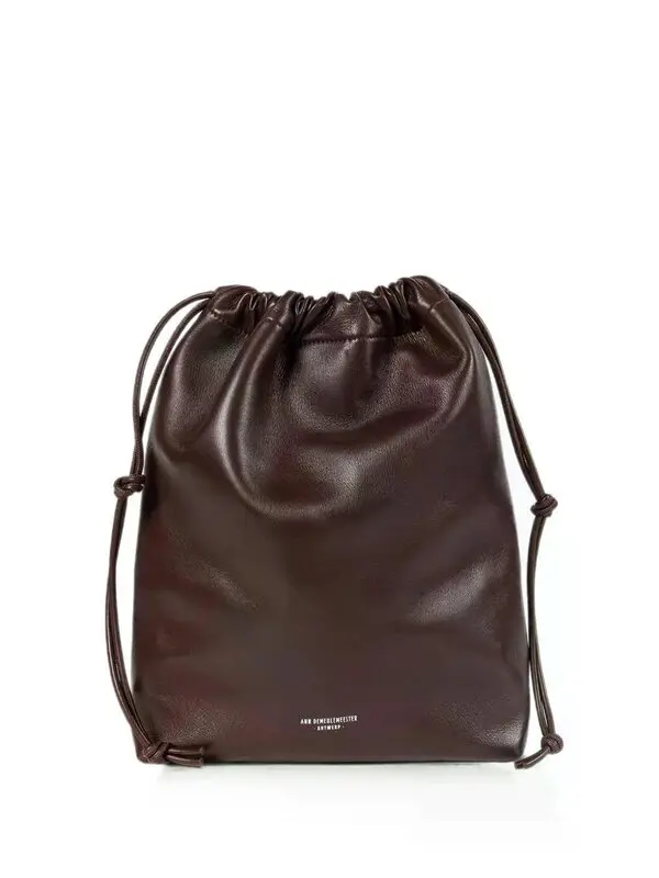 ANN DEMEULEMEESTER Large Philippa Bucket Bag - Brown