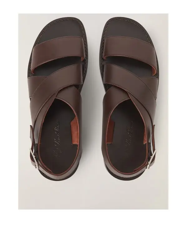 Loro Piana Peep-toe Patent Leather Booties With Buckled Ankle Straps