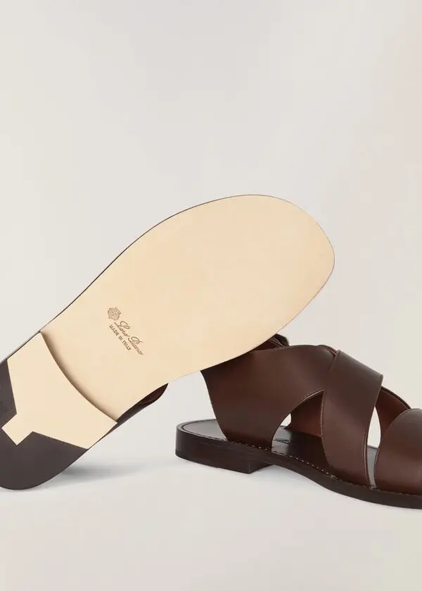 Loro Piana Peep-toe Patent Leather Booties With Buckled Ankle Straps