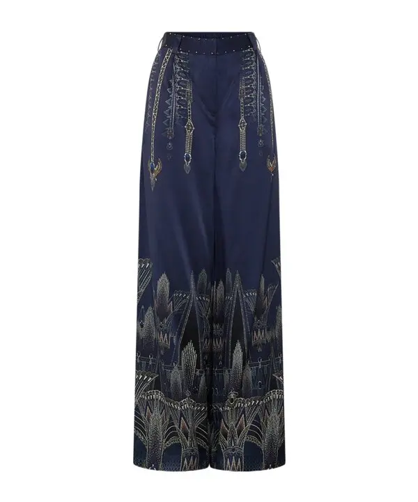 Camilla Belt-loop Casual Pants