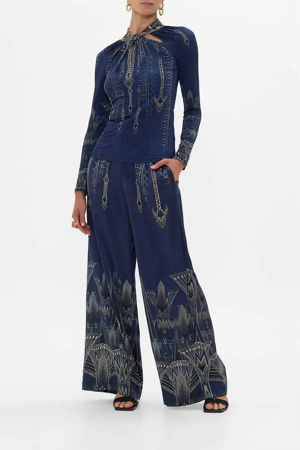 Camilla Belt-loop Casual Pants