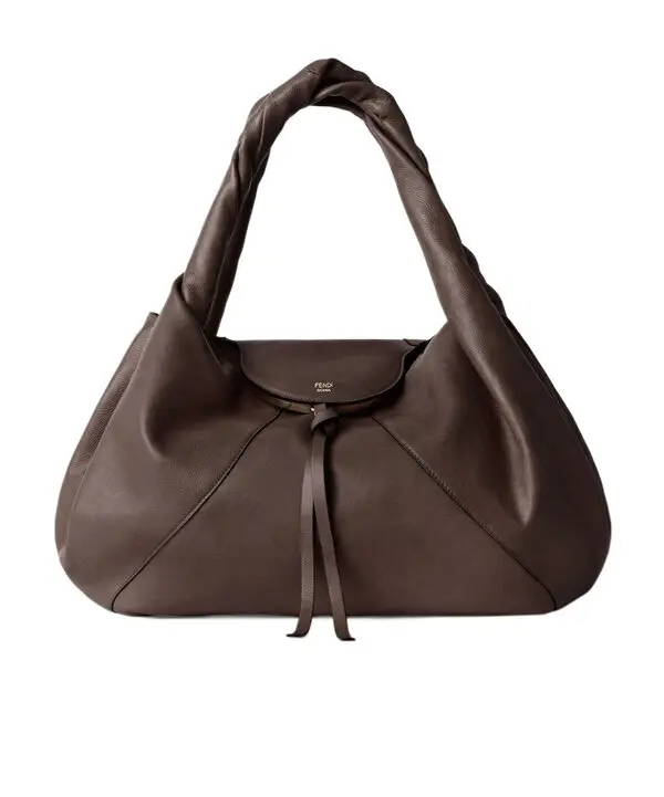 Fendi Dark Brown Leather Bag