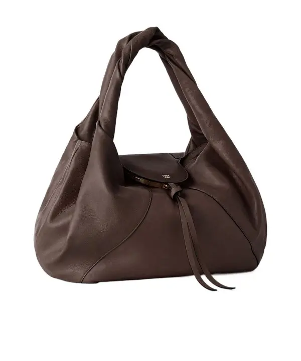 Fendi Dark Brown Leather Bag