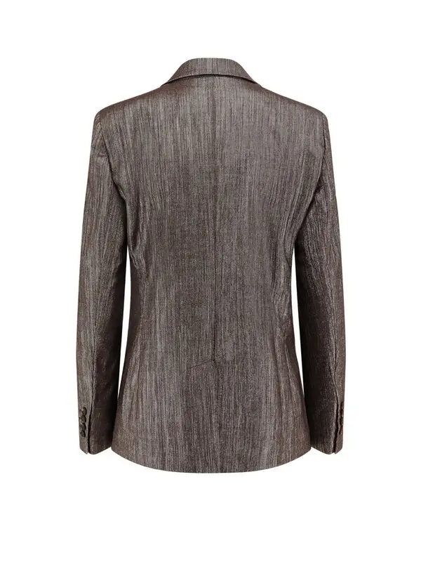 Brunello Cucinelli Lurex Buttoned Blazer