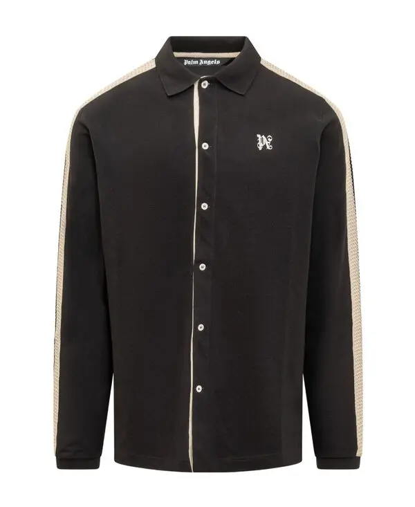 Palm Angels Long-sleeved Button-up Shirt