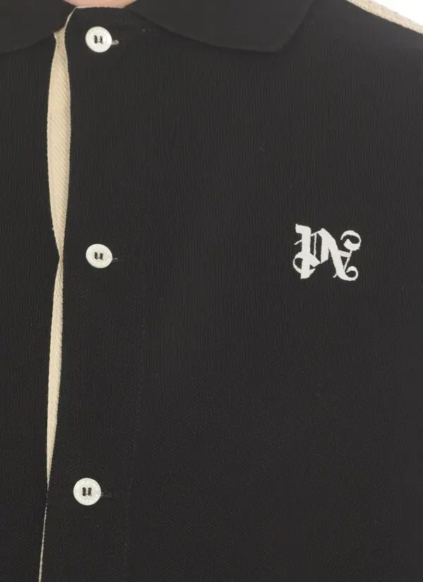 Palm Angels Long-sleeved Button-up Shirt