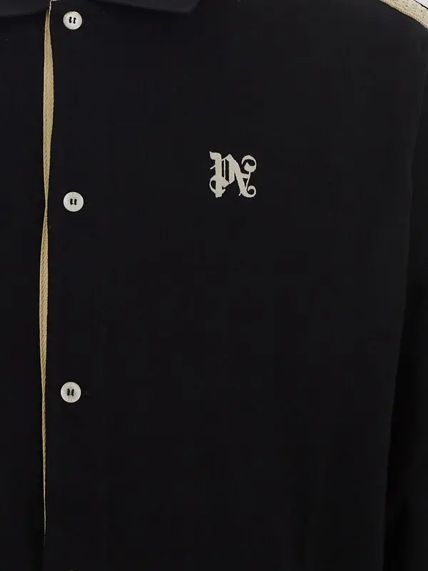 Palm Angels Long-sleeved Button-up Shirt