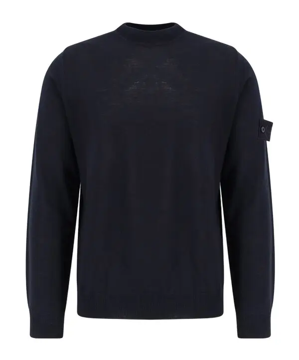 Stone Island Logo-patch Crewneck Jumper