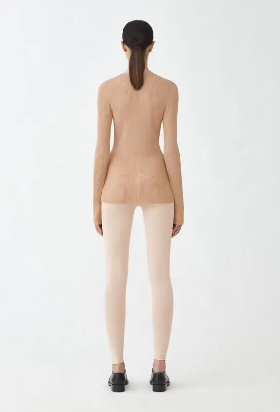 Fabiana Filippi Metallic Threading Ribbed-knit Cardigan
