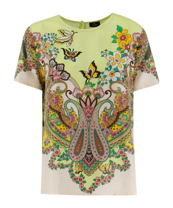 Etro Paisley Printed T-shirt