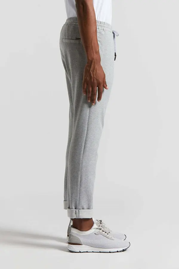 Peserico Tapered Trousers With Drawstring Waist