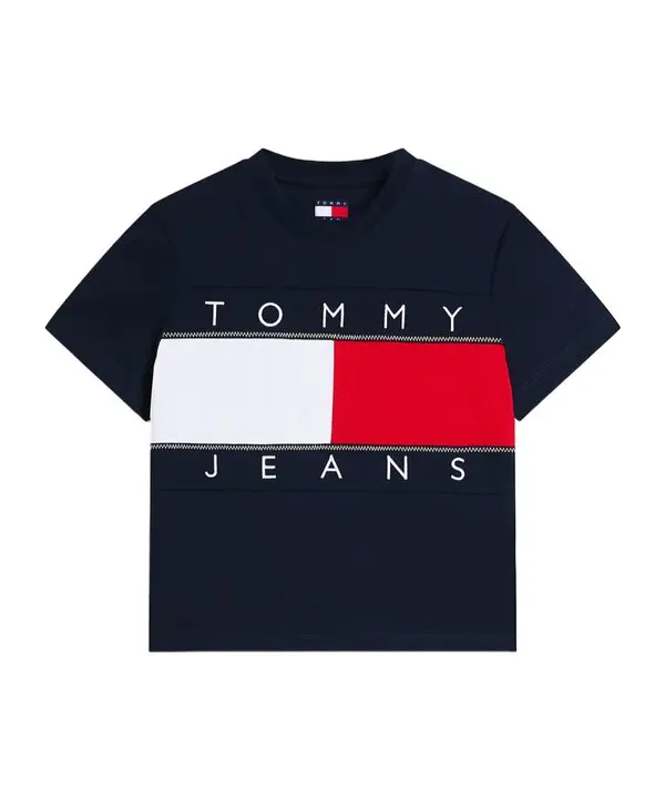 Tommy Hilfiger Tommy Flag T-shirt - Dark Blue