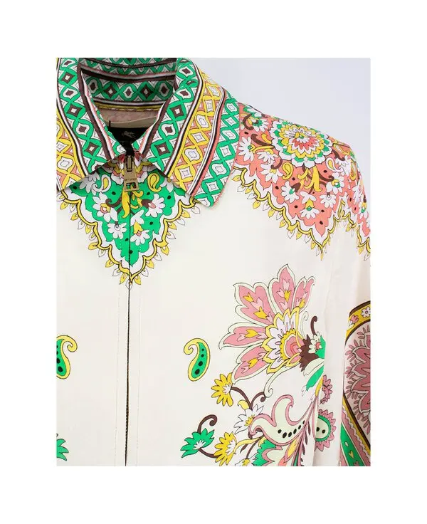 Etro Pattern-printed Zipped Jacket