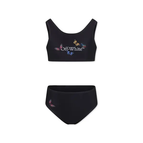 Off-White Bookish Butterfly Bikini Set