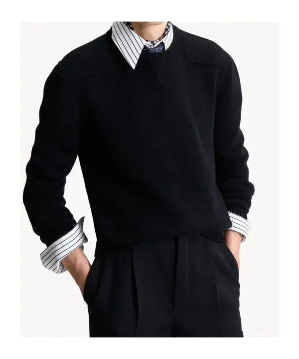 Saint Laurent Crewneck Knitted Jumper