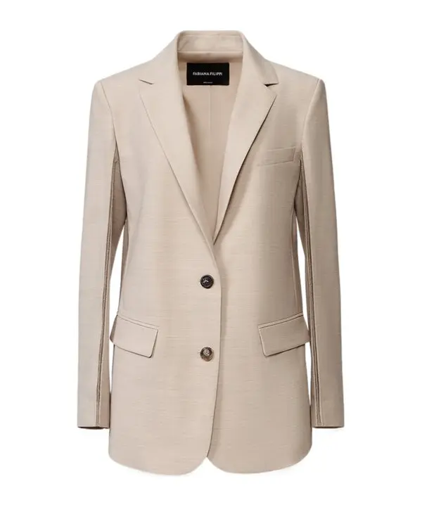 Fabiana Filippi Long-sleeve Suit Jacket