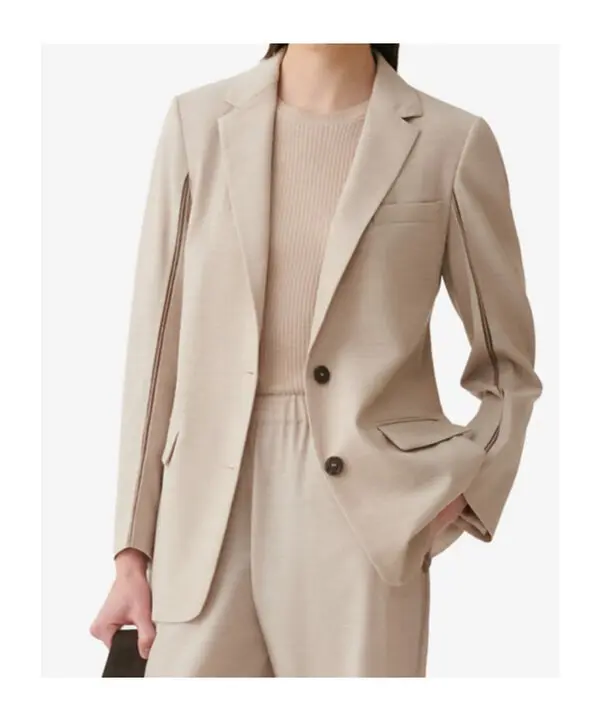 Fabiana Filippi Long-sleeve Suit Jacket