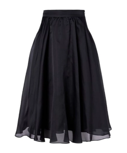 Max Mara Silk Midi Skirt