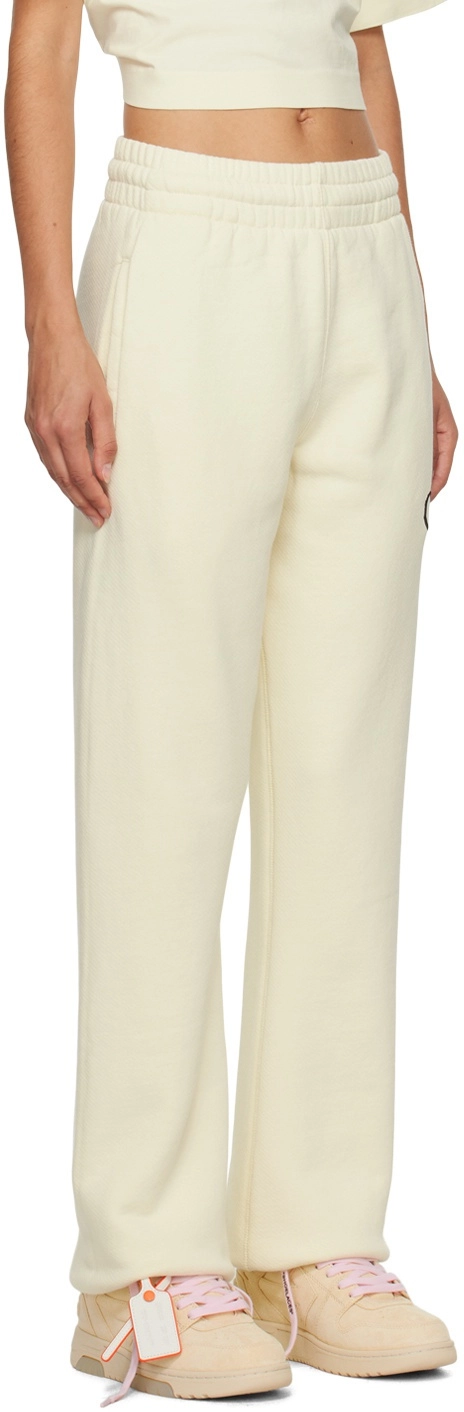 Off-White Logo Printed Tapered Leg Pants