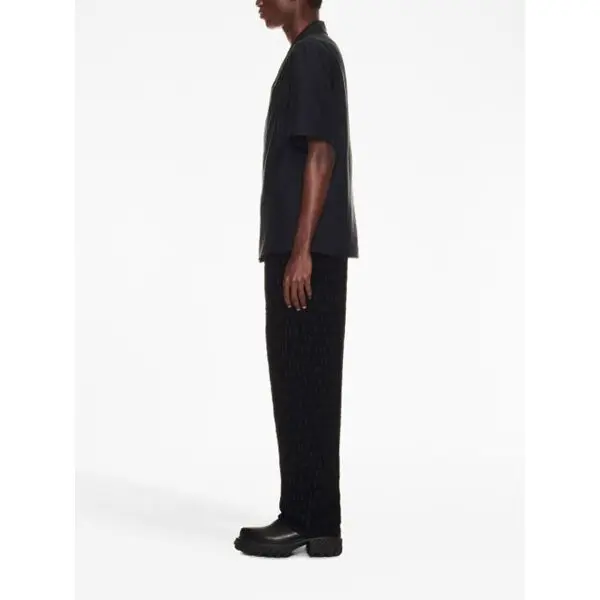 Off-White Buttoned Short-sleeved Shirt