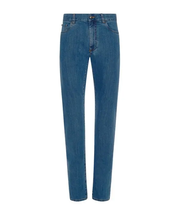 Canali Five-pocket Straight-leg Jeans