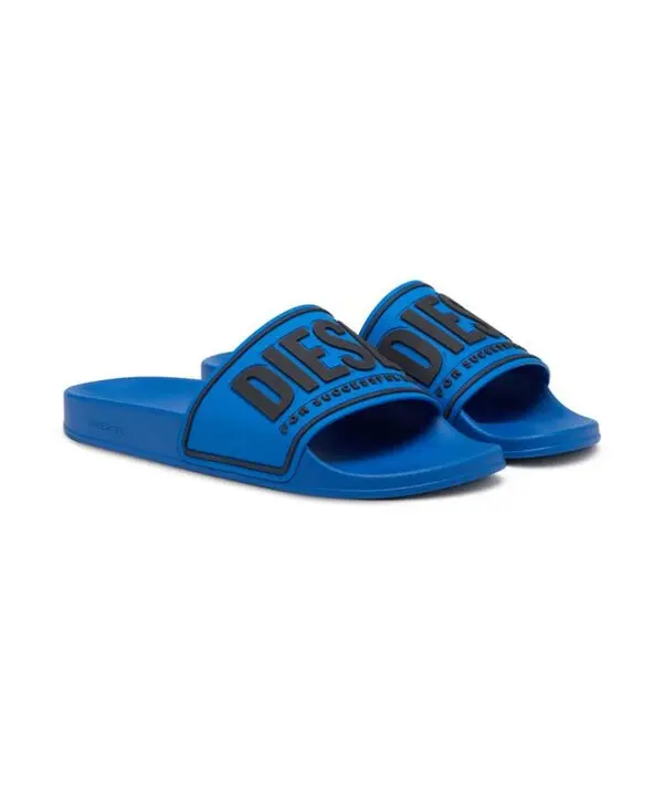 DIESEL® Sa-mayemi Cc Logo Embossed Pool Slides