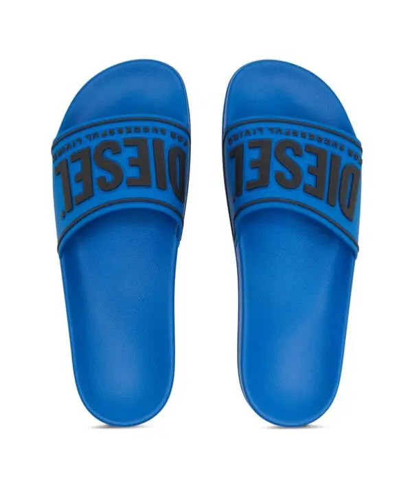 DIESEL® Sa-mayemi Cc Logo Embossed Pool Slides