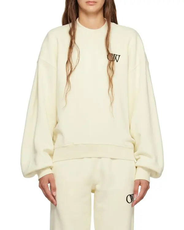 Off-White Logo Printed Crewneck Sweatshirt