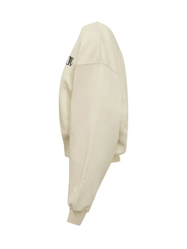 Off-White Logo Printed Crewneck Sweatshirt