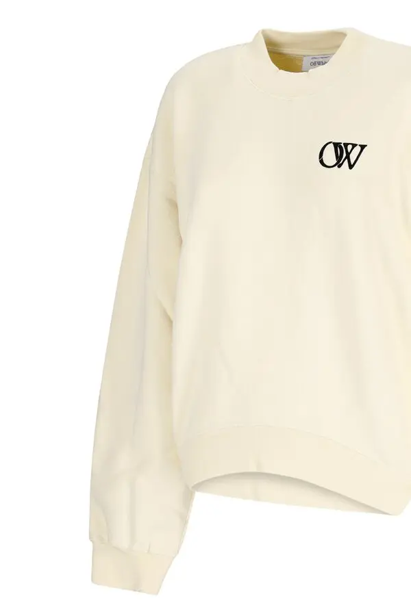 Off-White Logo Printed Crewneck Sweatshirt