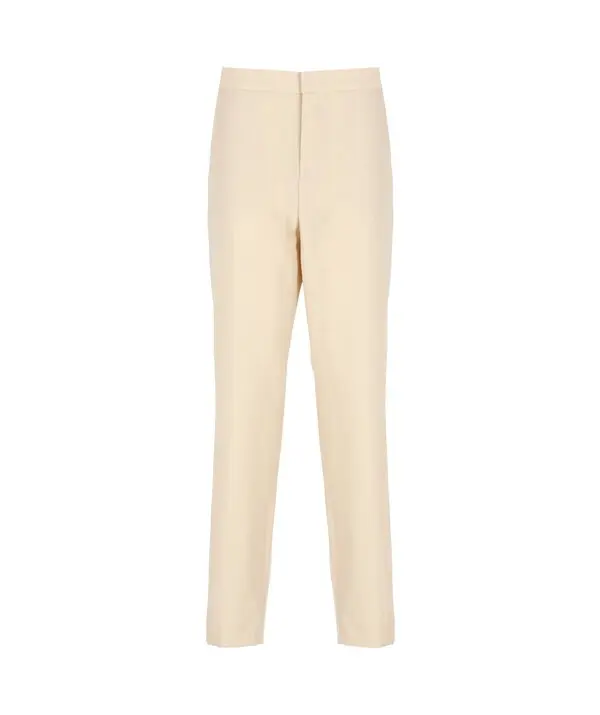 Fabiana Filippi Cropped Trousers With Side Light Details