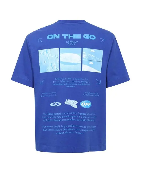 Off-White Moon Printed Crewneck T-shirt