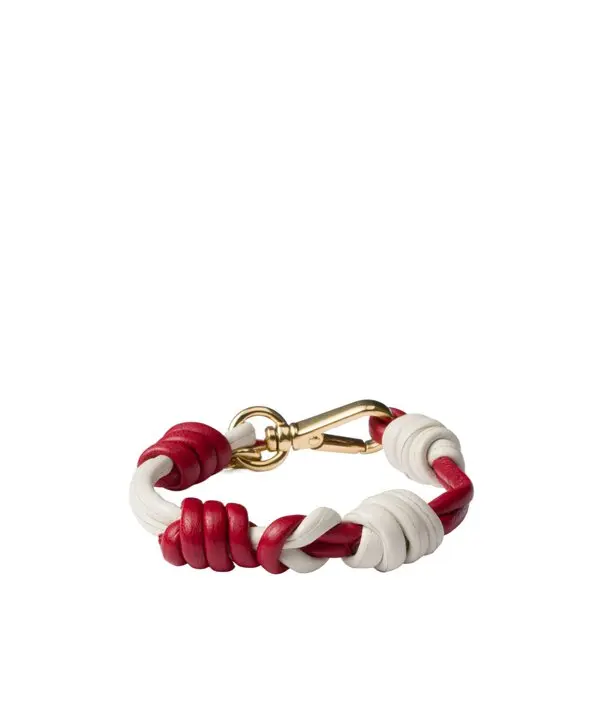 Prada Braided Nappa Leather Bracelet