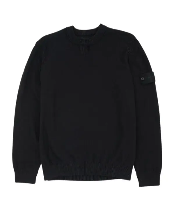 Stone Island Compass Patch Knitted Jumper