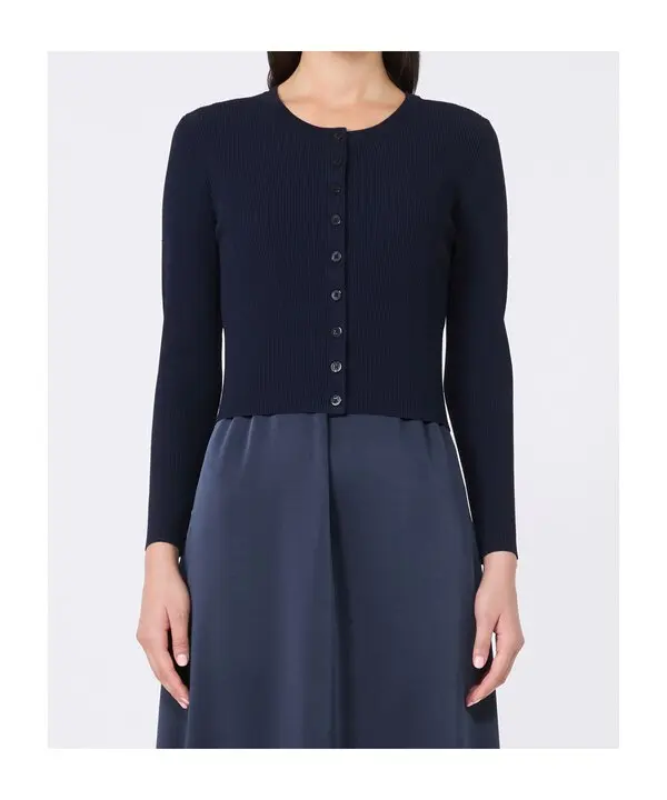 Max Mara Cropped Knitted Cardigan