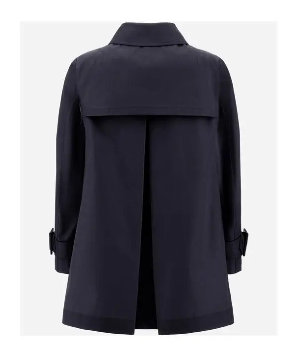 Herno Long Sleeved Buttoned Trench Coat
