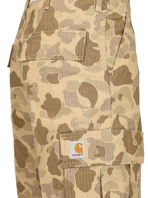 Carhartt Work In Progress Camouflage-pattern Cargo Shorts