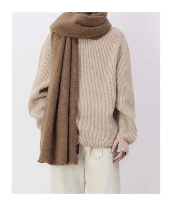 LEMAIRE Logo-appliqué Scarf