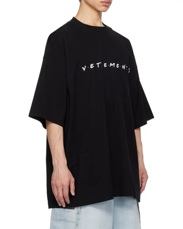 Vetements Friendly Logo-print Cotton T-shirt